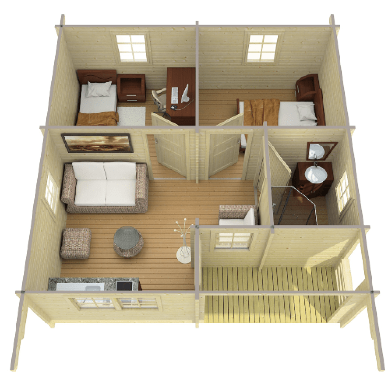 Dārza mājas, lapenes, nojumes