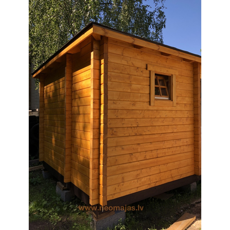 Siltināts pirts modulis