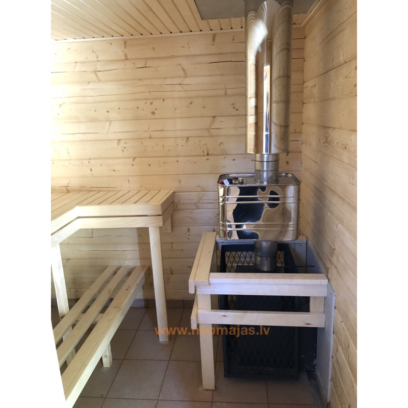 Siltināts pirts modulis