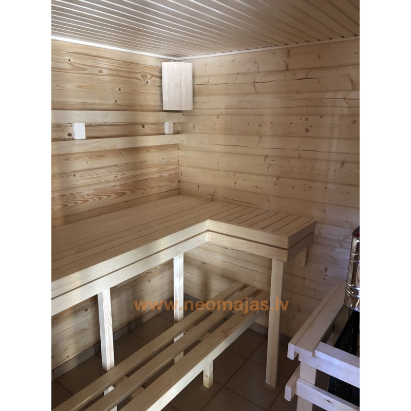 Siltināts pirts modulis